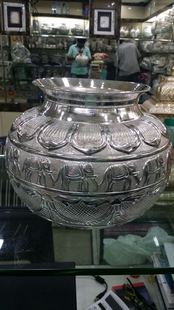 MADHAVI SILVER PALACE: SILVER POTS or BINDELU ANTIQUE POTS
