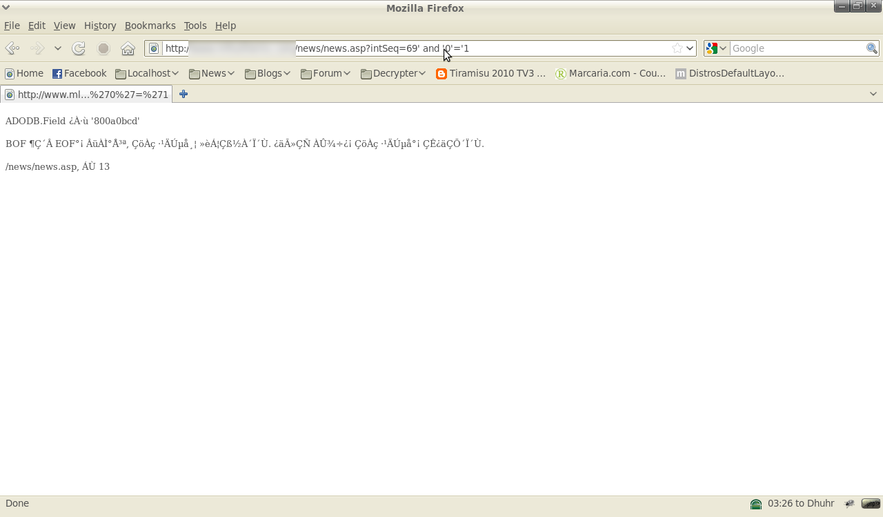 Raksoct Web Design Vulnerable To Multiples Sql Injection ~ Random Stuff By Yappare