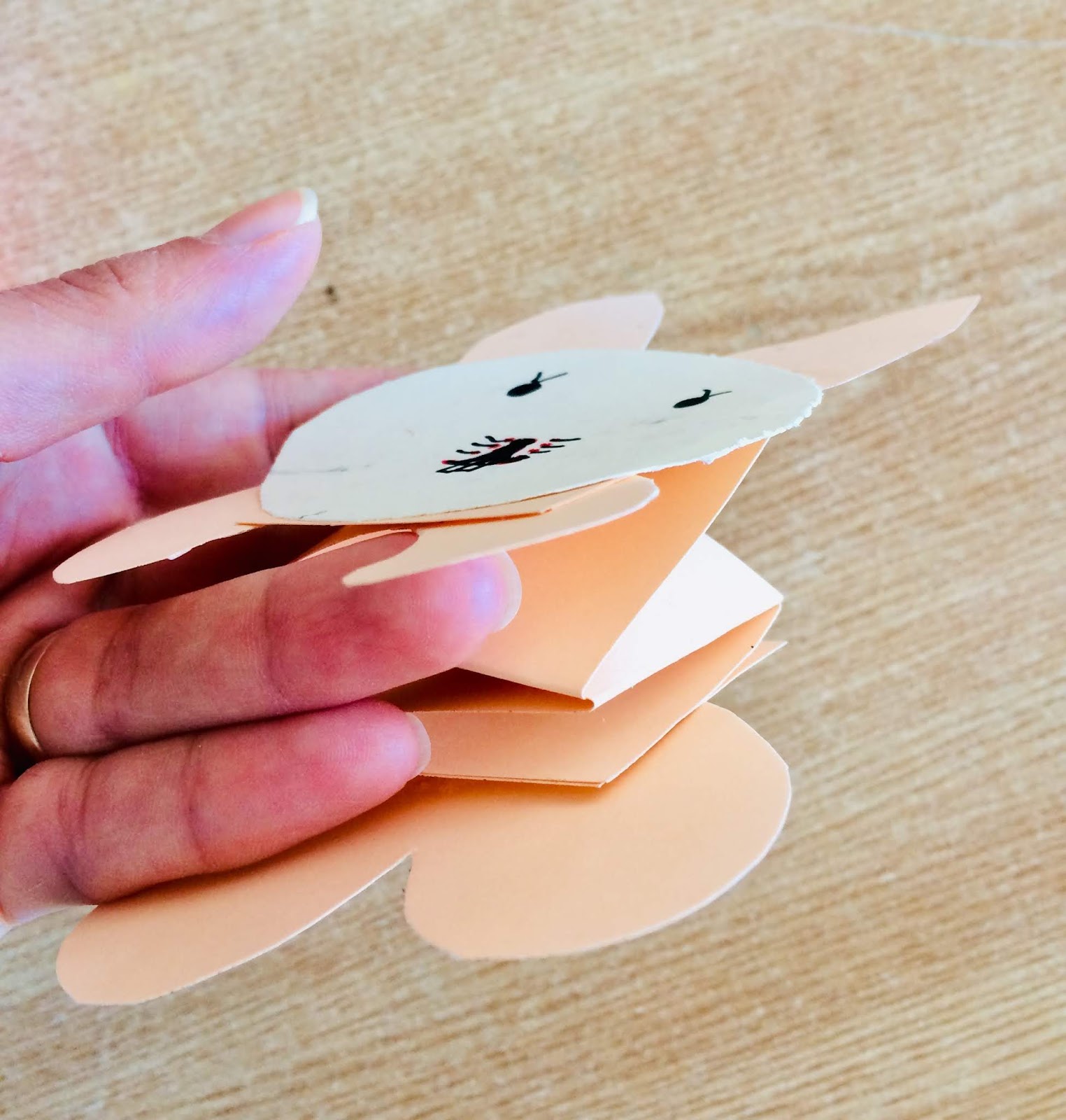 „Iepurașul”- decuparea, plierea și lipirea hârtiei - Materiale ...