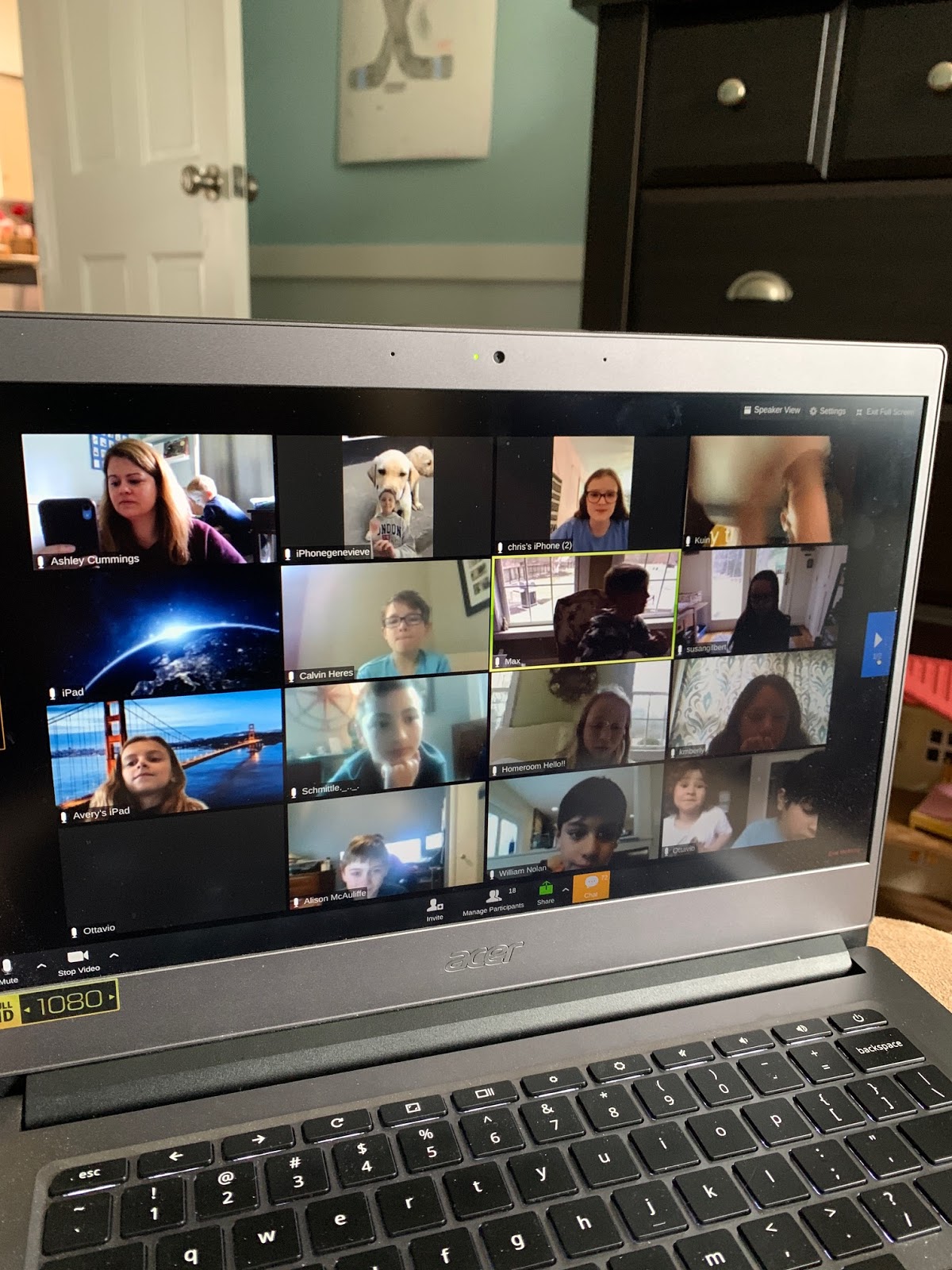 Thanks for Cummings : Homeroom Hello Meeting