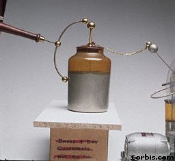 Electrónica: Nacimiento del condensador. La botella de Leyden