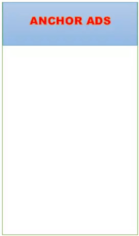 How to enable the anchor ads in google Adsense