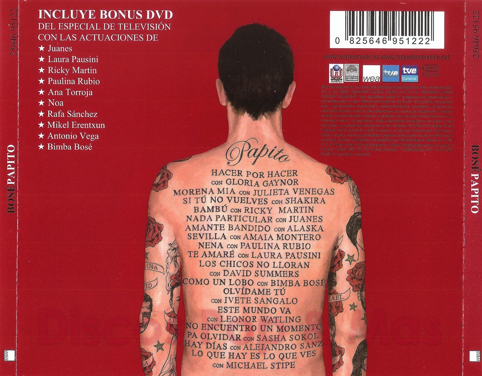 Discos Pop & Mas: Miguel Bosé - Papito (Edición Especial)