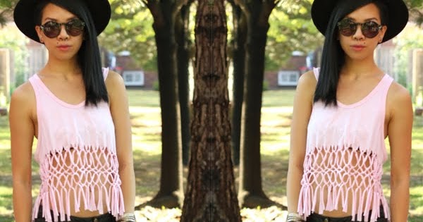 Syl and Sam: diy macrame tank top