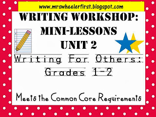 Mrs. Wheeler's First Grade Tidbits: Writing Workshop Fun!
