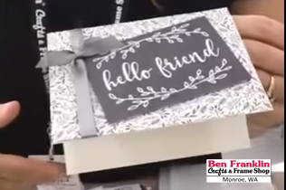 Ben Franklin Crafts and Frame Shop, Monroe, WA: Easy {and Unique} Card ...