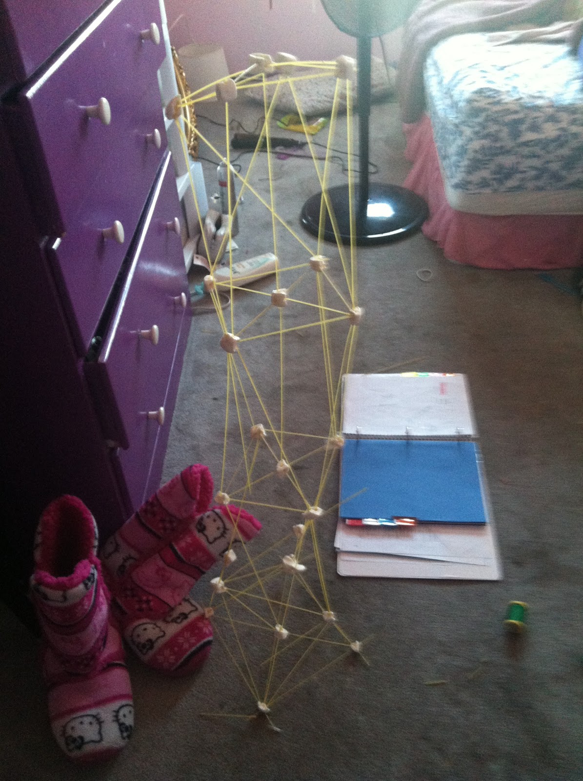 the Spaghetti Towers: the spaghetti tower