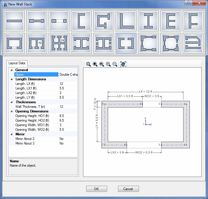 Modeling in Etabs software