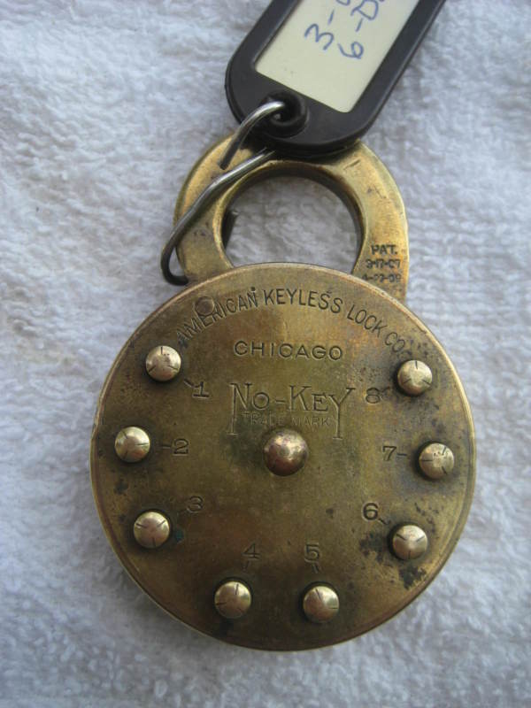 RestraintsBlog: american keyless No Key combination padlock