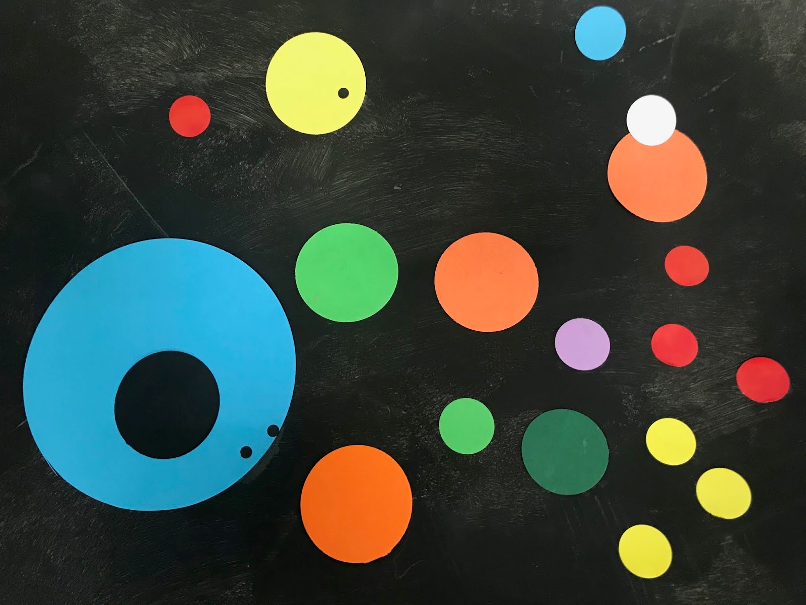 En el aula de Marta: Proyecto Kandinsky: cuadro "Algunos círculos"