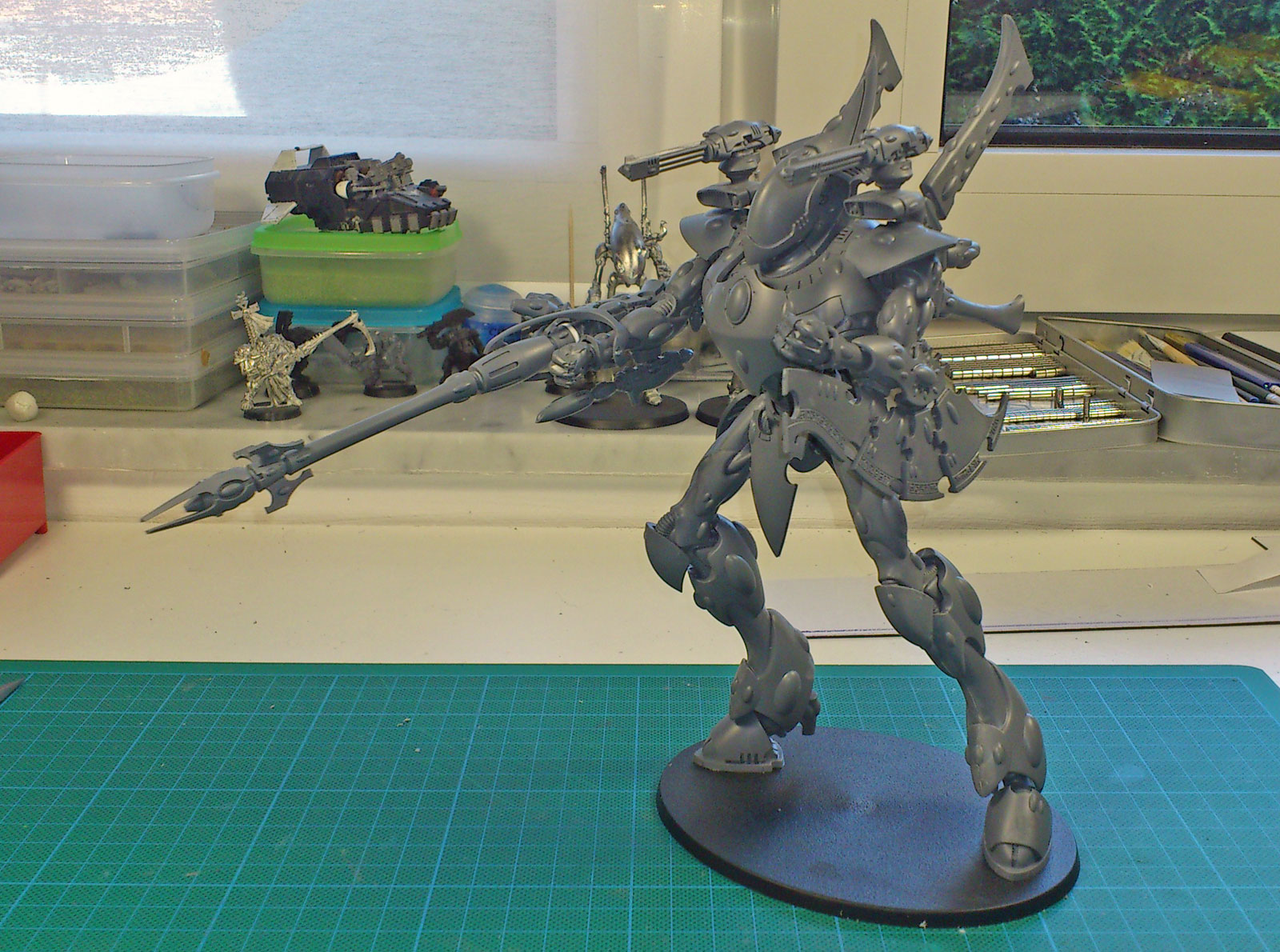 Stephanius 40k: Wraithknight magnetized with full weapon options
