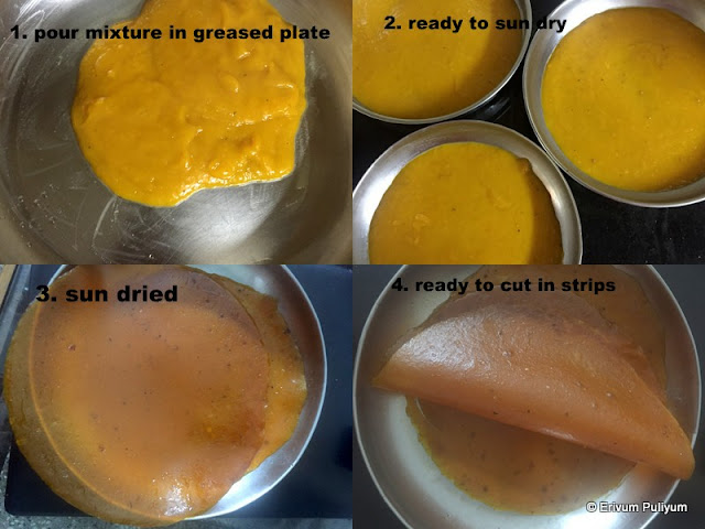 Erivum Puliyum: Aam(Mango) Pappad | Manga Thera (Step by Step Pics)