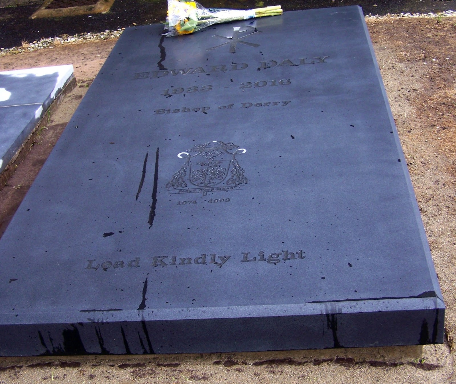 Irish Heraldry: Derry Ecclesiastical Heraldry - Bishop Edward Daly