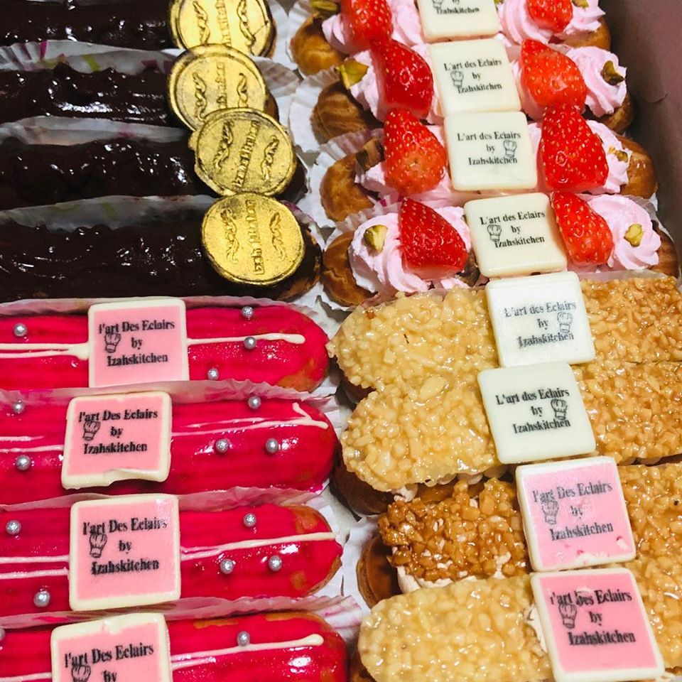 Izah's Kitchen: Designer Eclairs, Halal Eclairs Singapore