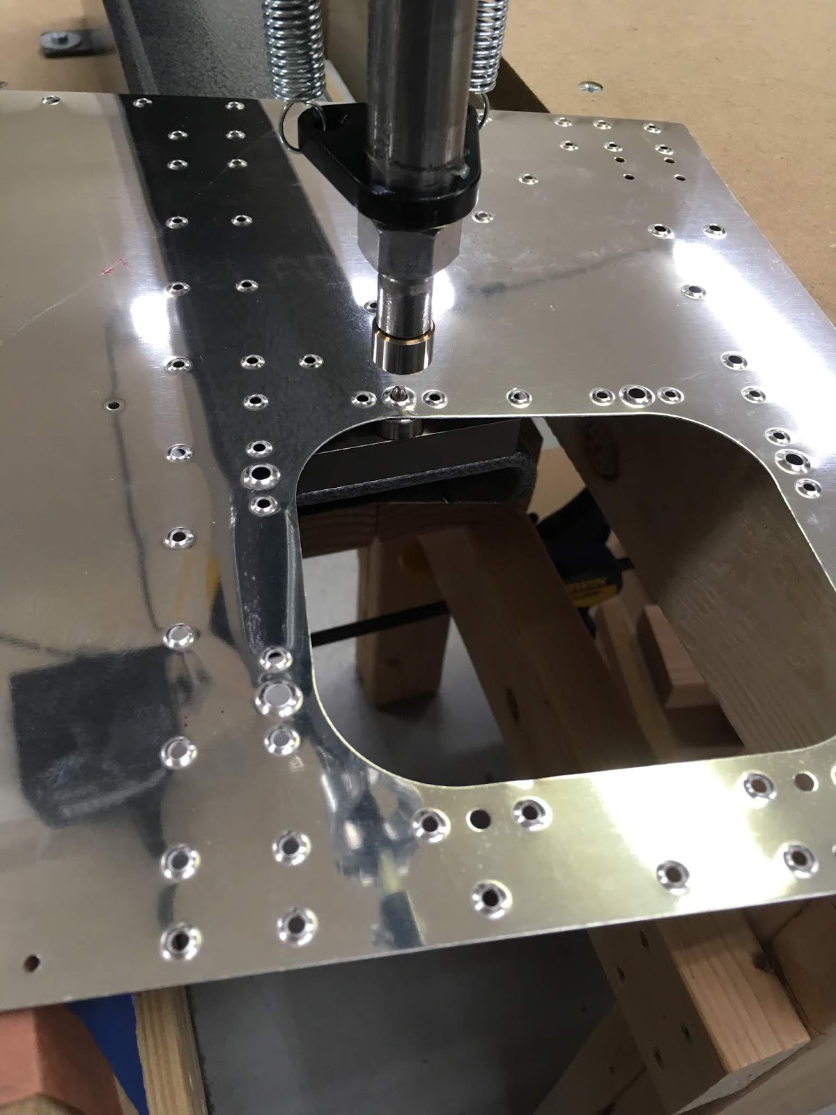 Alex's RV-14A Build Log: Section 10 - Aft Fuselage (bottom skin; wiring ...