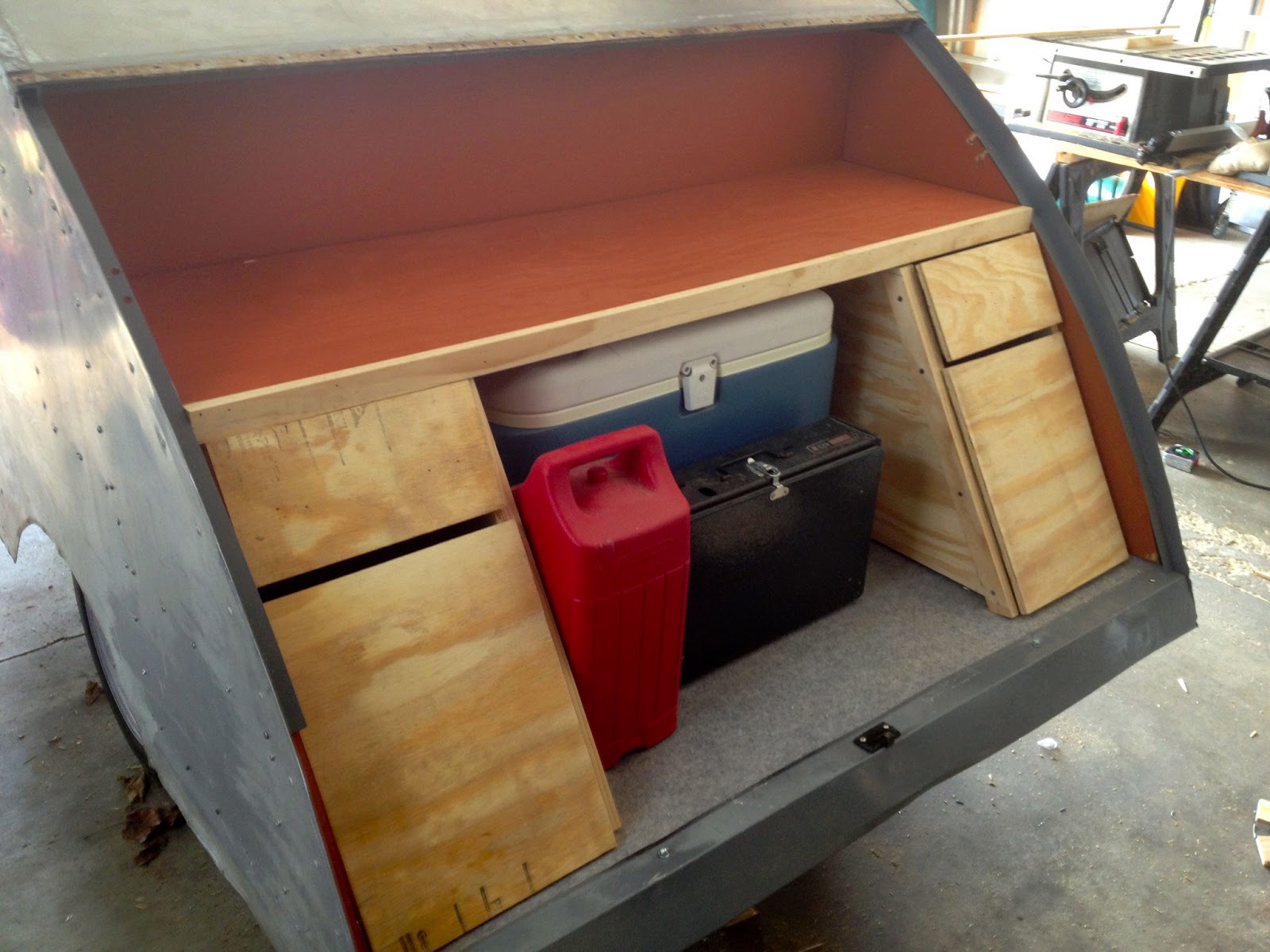 Todd's Teardrop Blog: Galley Work