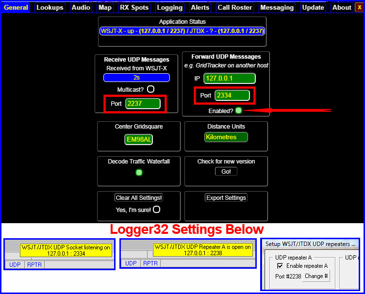 W8TN's Ramblings: GridTracker with Logger32