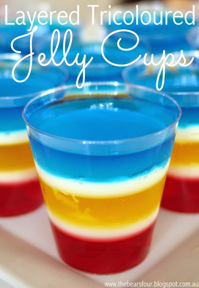 The Bears Four: Layered Jelly Cups
