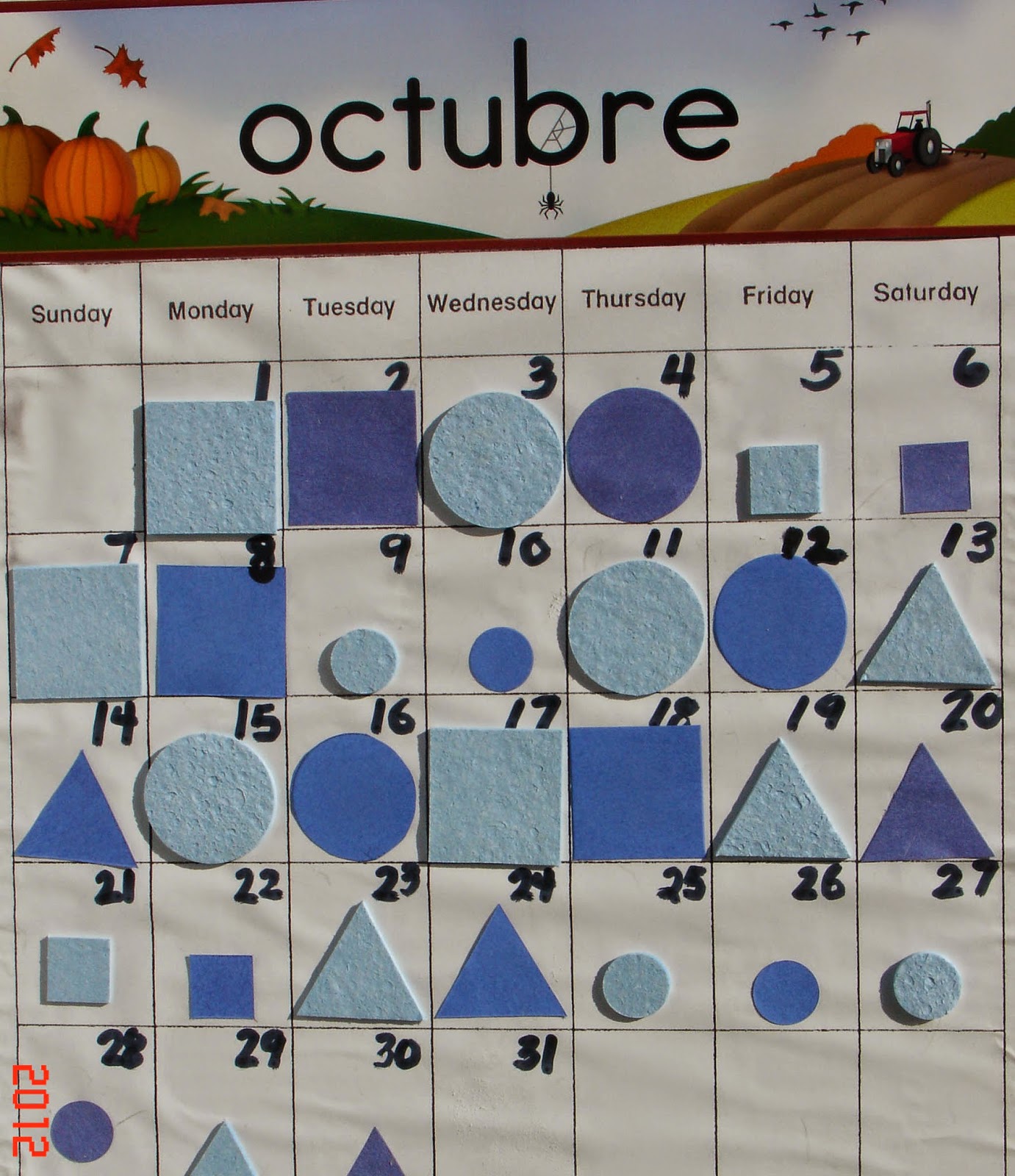 Multi-Grade Matters: Ideas for a Split Class: October Calendar ...