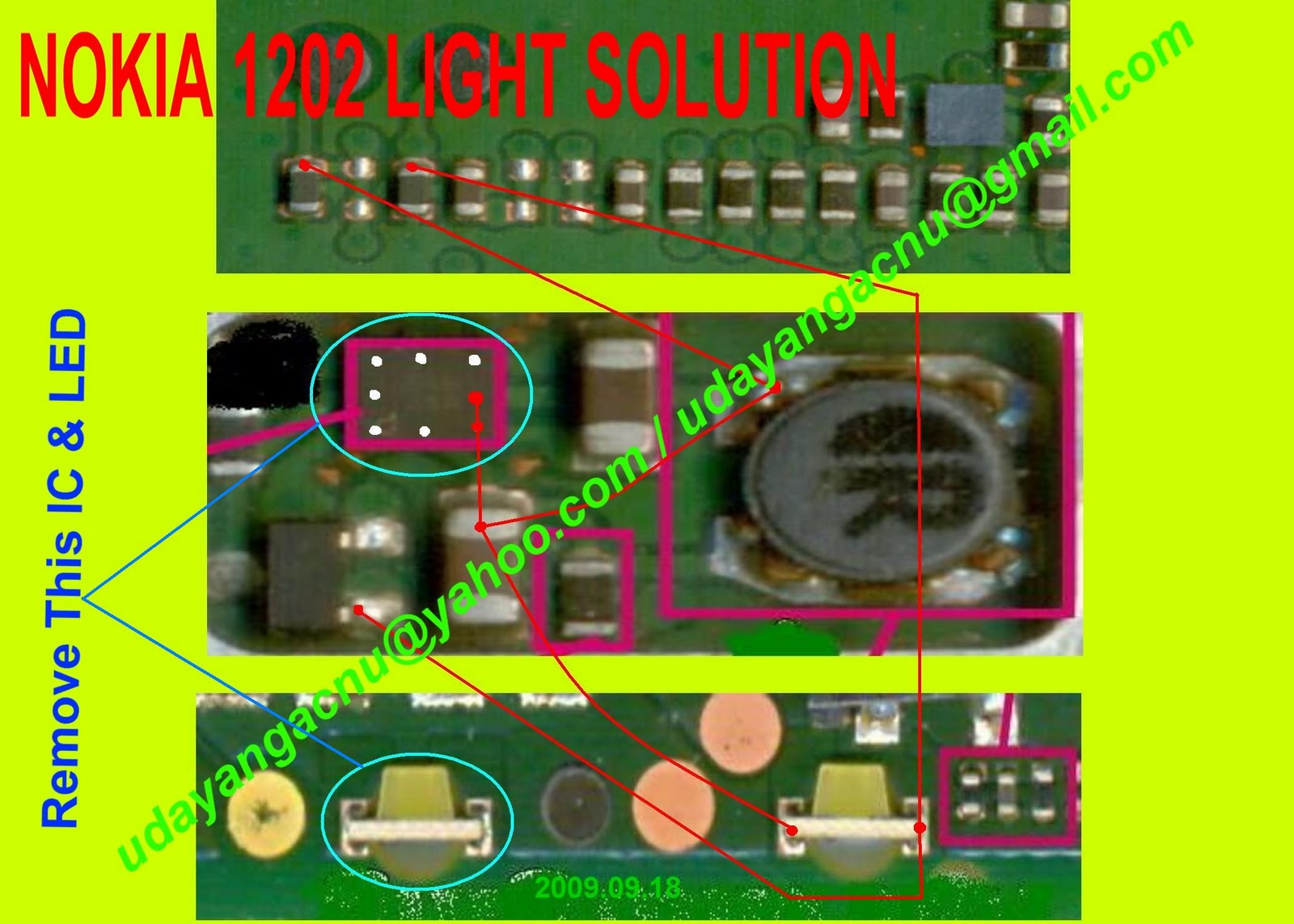 1203, 1203 Led ways, 1203 Light problem, 1203 No light, NOKIA, Nokia ...