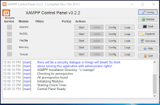 Database Laboratory: Start XAMPP and MySQL/MariaDB