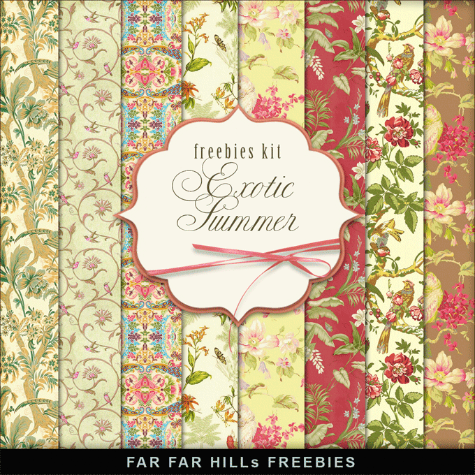 New Freebies Kit - Exotic Summer:Far Far Hill - Free database of ...