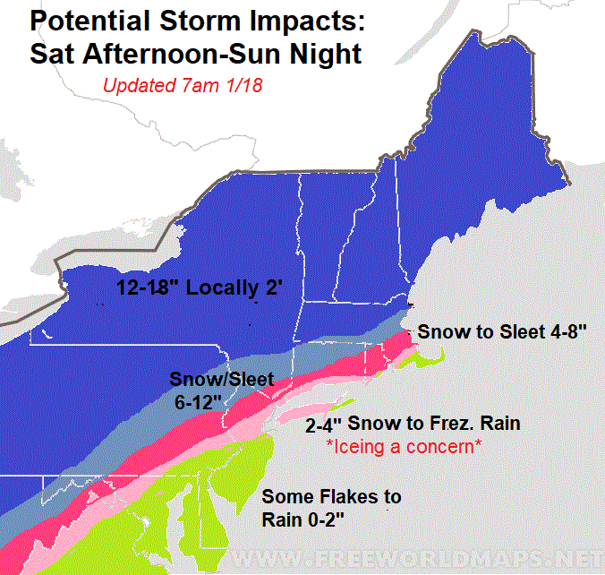 Weather Willy's Weather: Friday: Updated Winter Storm Forecast