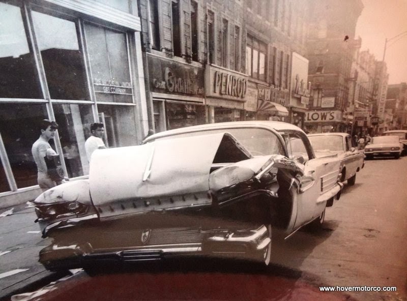 HOVER MOTOR COMPANY: Wrecked old cars and crashes