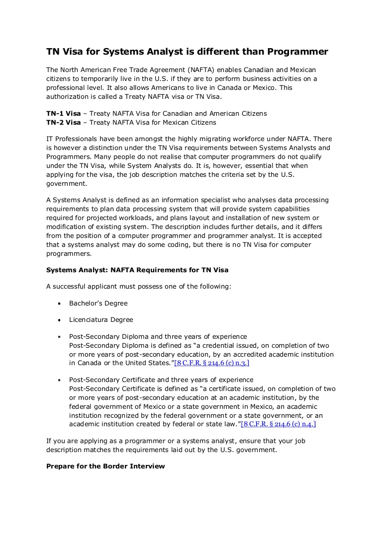 Tn Visa Offer Letter Template ~ Resume Letter