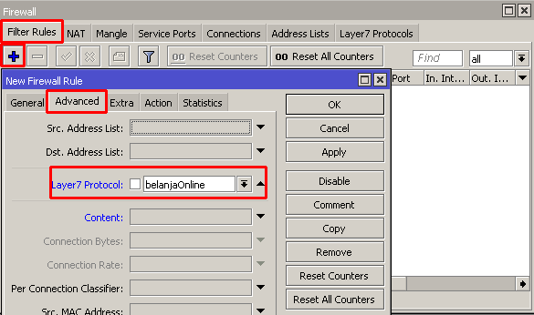 Tutorial Konfigurasi Blok Situs dengan Layer 7 Protokol di MikroTik ...