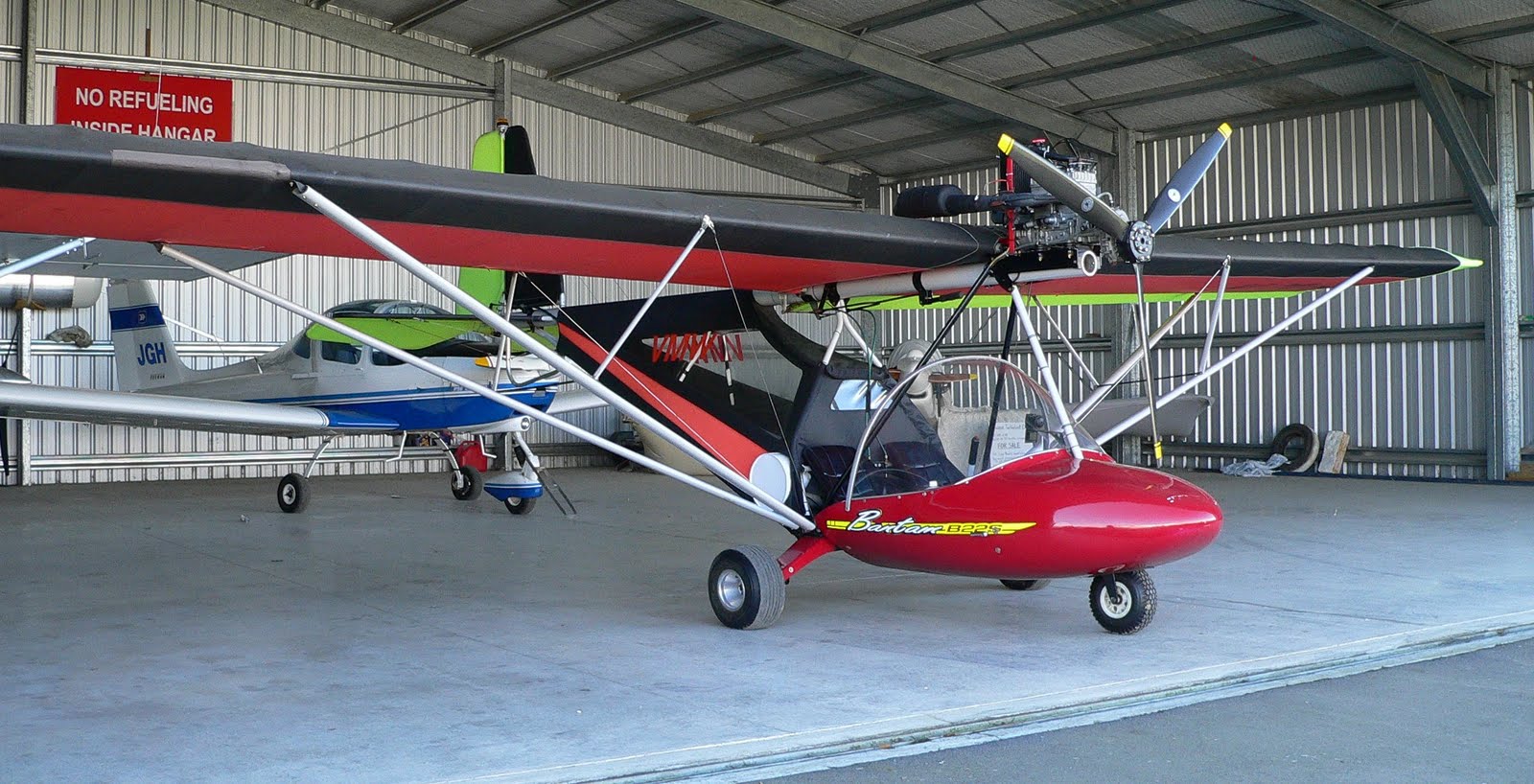 NZ Civil Aircraft: Micro Bantam ZK-VMW.