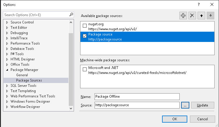 Install Nuget Packages Offline Cho Visual Studio Install Nuget Packages Offline Cho Visual Studio