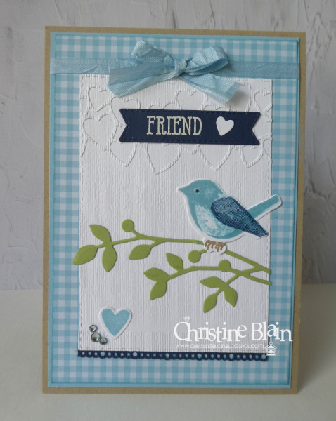 HAPPY HEART CARDS: AWHT COLOUR CREATIONS SHOWCASE - WEEK 1: BALMY BLUE