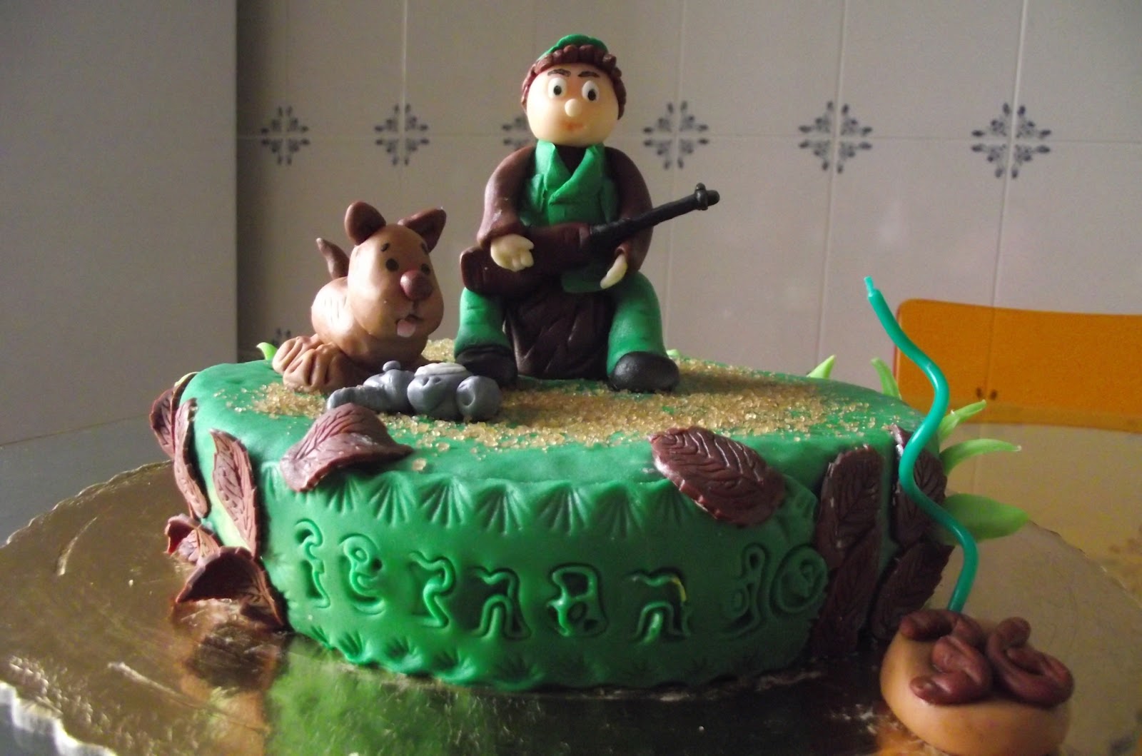 os bolos da princesa biocas: bolo do caçador