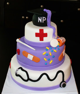 Creative Cakes by Lynn: Nurse Practitioner Graduation Cake