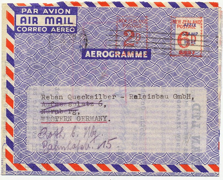Aerogrammes & Airletters - Philatelic Archeology: New Zealand: Croxley ...