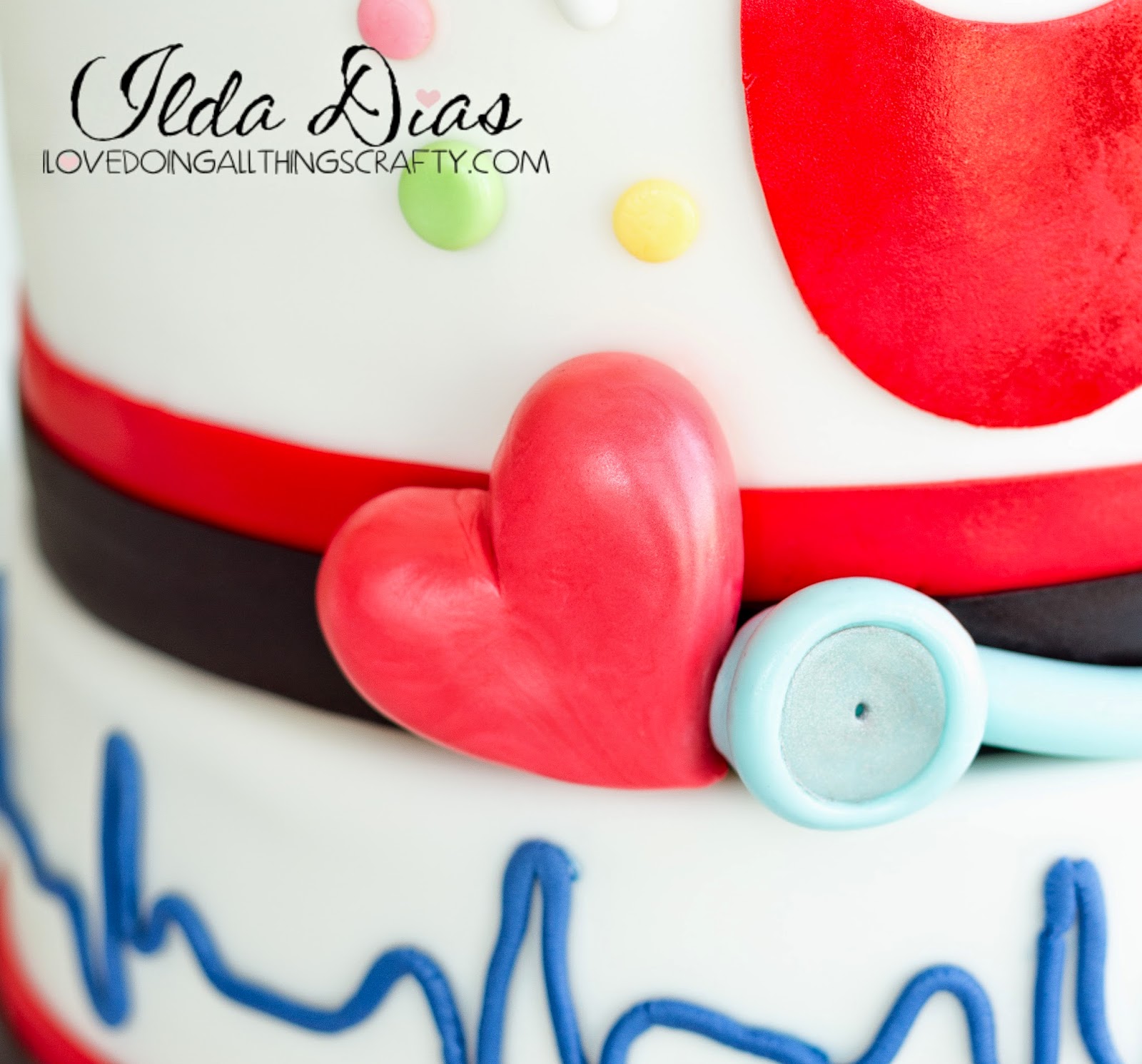 I Love Doing All Things Crafty: Nurse's Week Cake - Happy Birthday ...