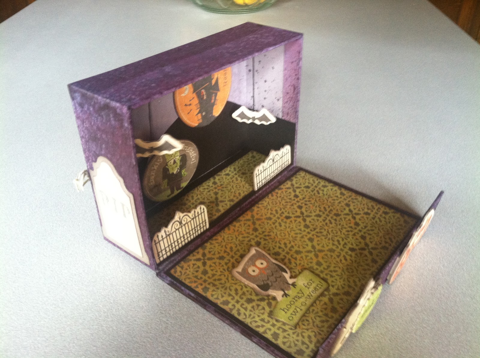 Sheila's Stamping Stuff: Halloween Diorama