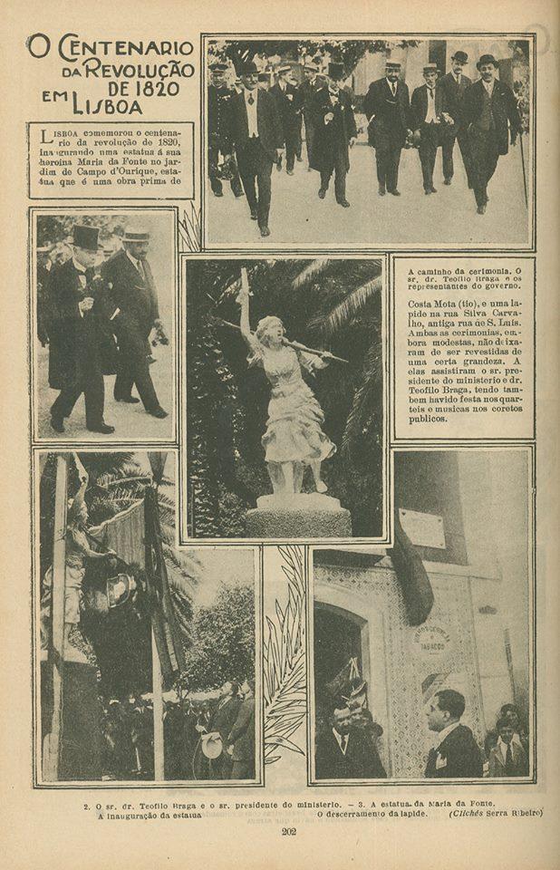 reVISÕES: A INAUGURAÇÃO DA ESTÁTUA A MARIA DA FONTE