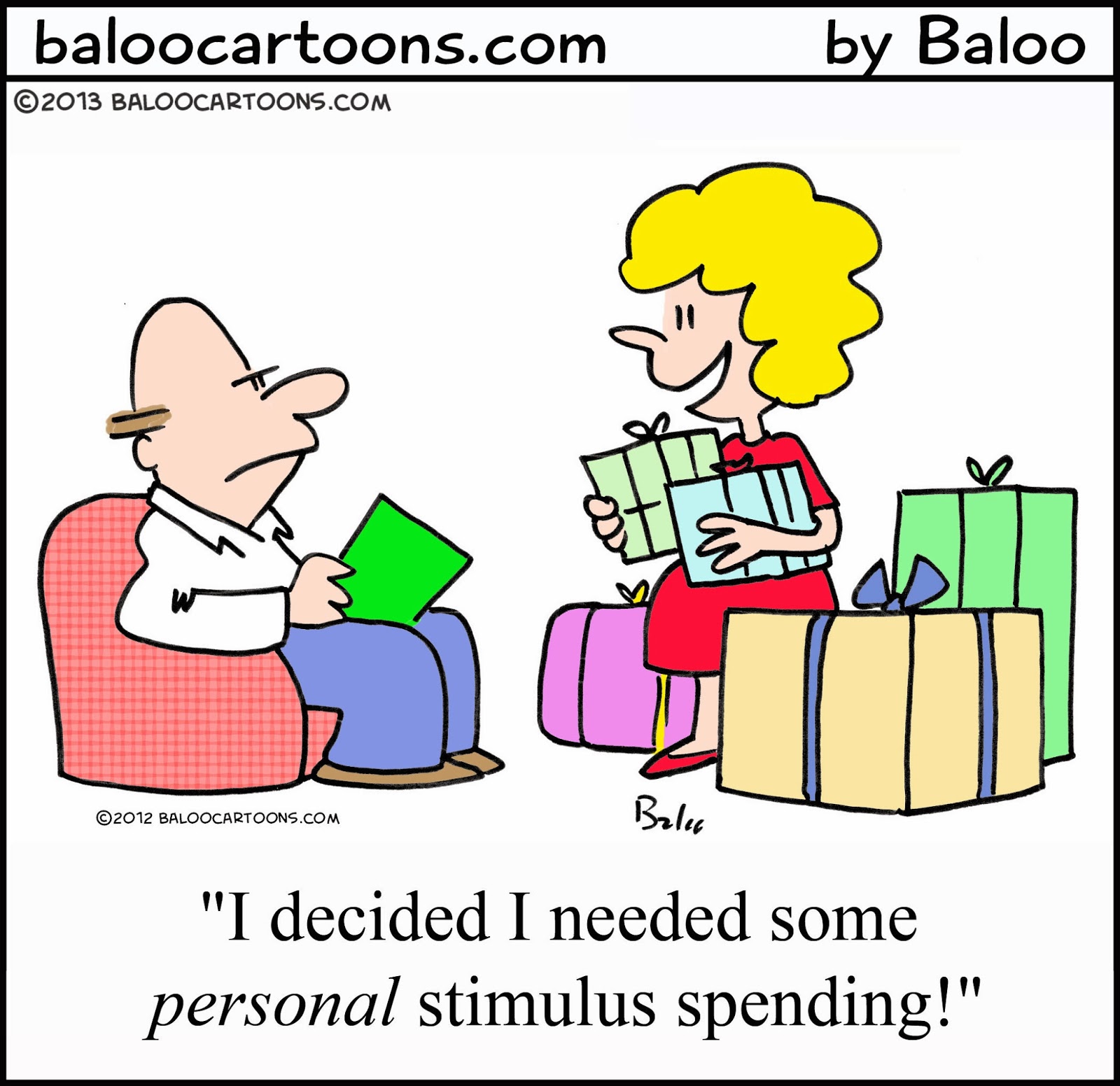 BALOO'S CARTOON BLOG: Stimulus cartoon