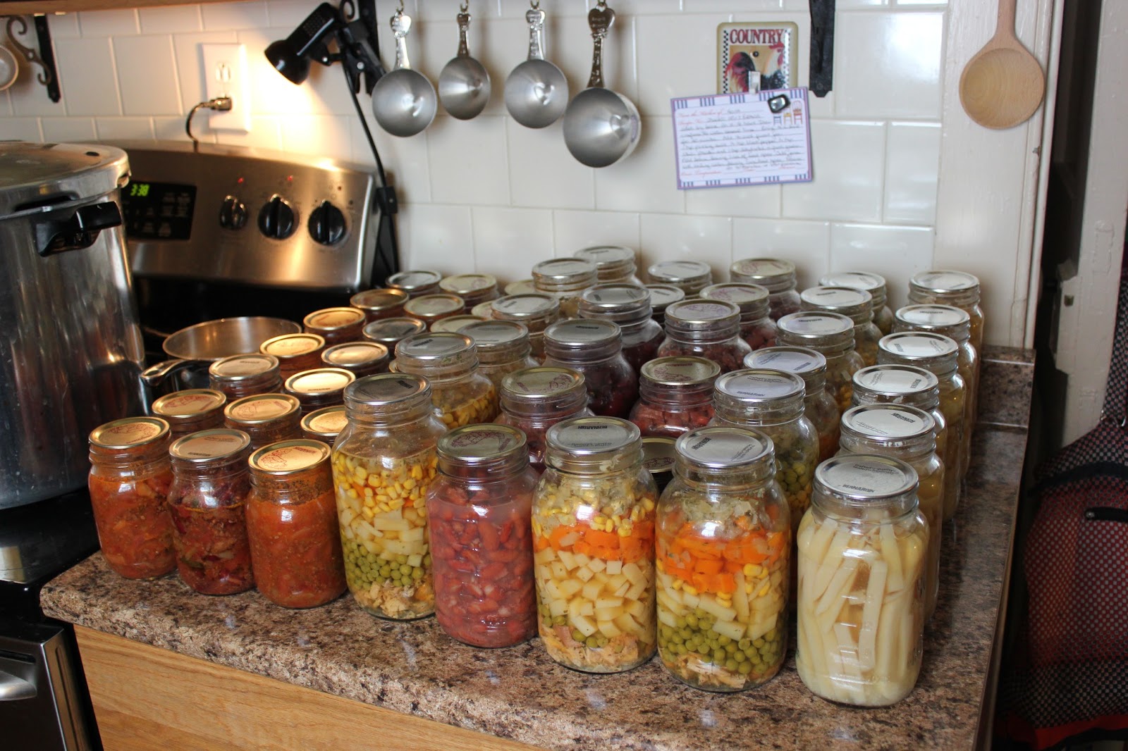 Adventures in Country Living at Shalom Engedi Farm: Marathon canning ...