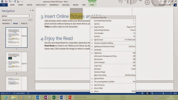 Microsoft Word 2013 Review | BerTz Ozon Microsoft Word 2013 Review | BerTz Ozon