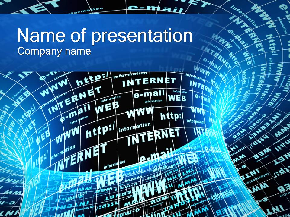 Internet PowerPoint Template 1