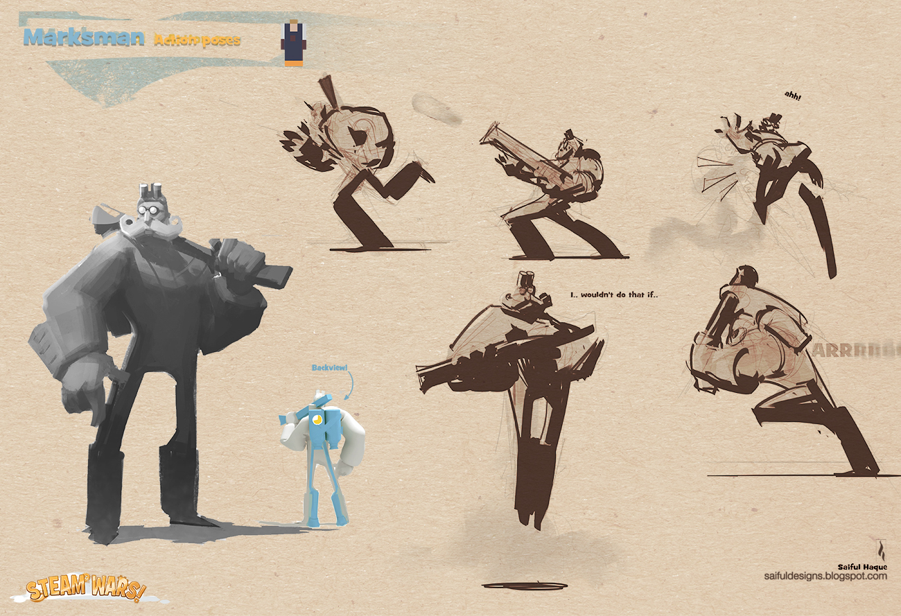 SAIFUL HAQUE: Stylized Video Game Character Design + LOTR!