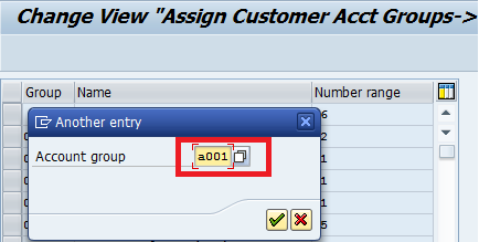 SAP FICO Central: Assign Number Ranges to Customer Account Groups