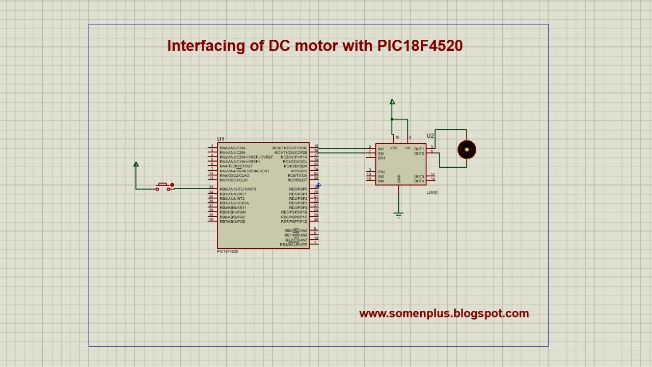 Interfacing of DC motor with PIC18 controller