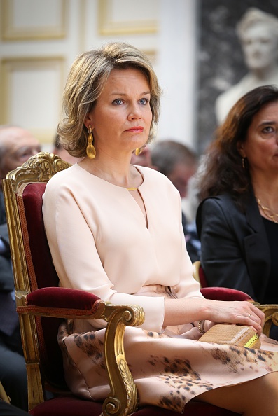 Royal Family Around the World: Queen Mathilde of Belgium attends the ...