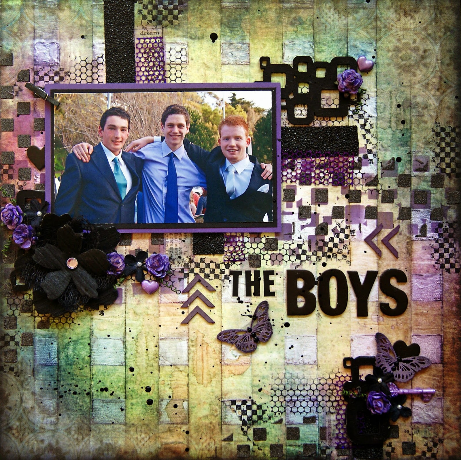 Memories on the page: SCRAP THE BOYS LAYOUT