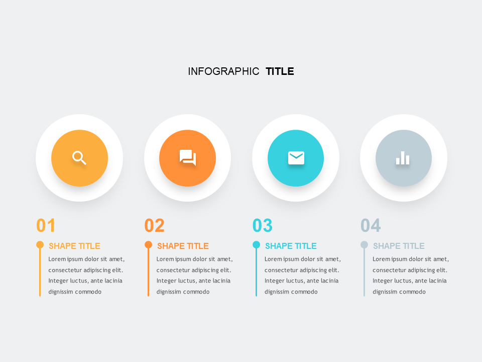 Circle Horizontal List PowerPoint Templates - PowerPoint Free