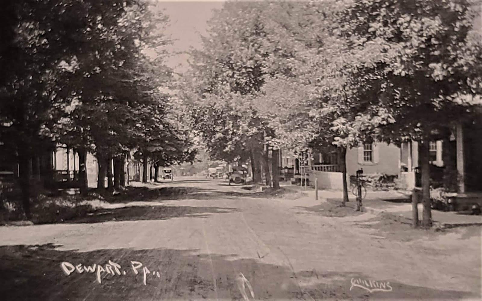 Valley Girl Views: Old Postcards of Main Street Dewart